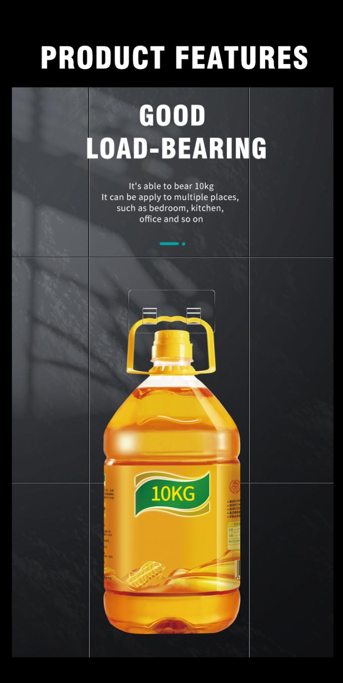 Self Sticky Wall Mount Hook Hanger 10kg Load 70mm Wide PVC sticker