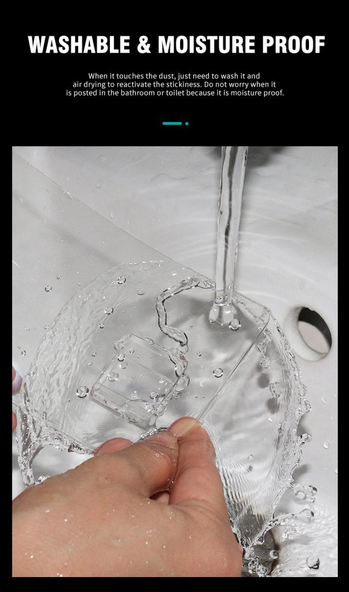 Self Sticky Wall Mount Hook Hanger 10kg Load 70mm Wide PVC sticker